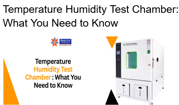 Temperature Humidity Test Chamber: What You Need to Know